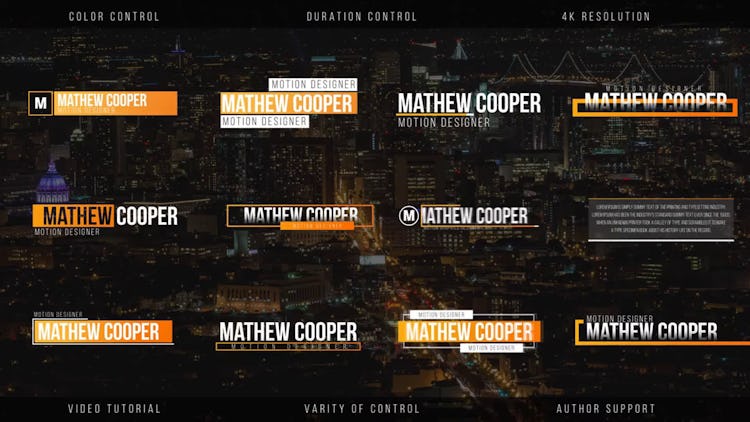 Free Lower Thirds Templates for Premiere Pro • Uppbeat
