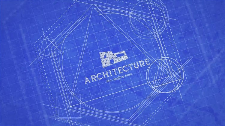 Construction Blueprint Logo Reveal • Premiere Pro Template • Uppbeat