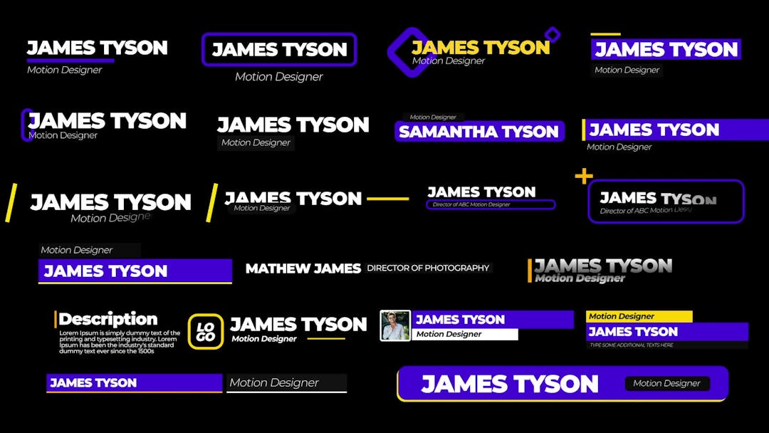 Free Lower Third Templates • Uppbeat