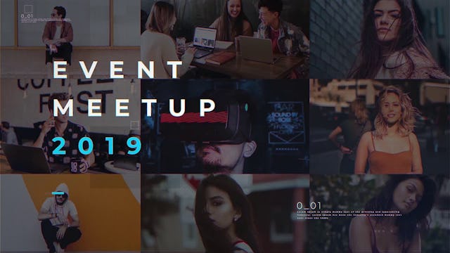Event Slides • Premiere Pro Template • Uppbeat