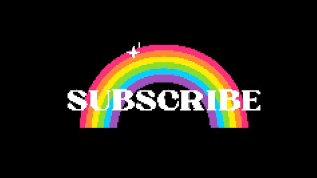 8-Bit Pixel Subscribe Button • Motion Graphics Template • Uppbeat