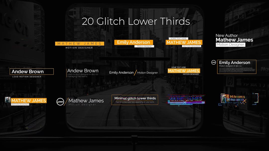 Free Lower Thirds Templates for Premiere Pro • Uppbeat