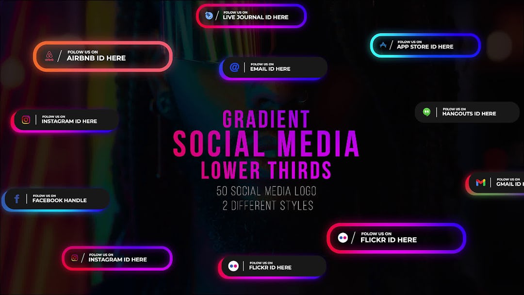Glowing Lines Lower Thirds • Premiere Pro Template • Uppbeat