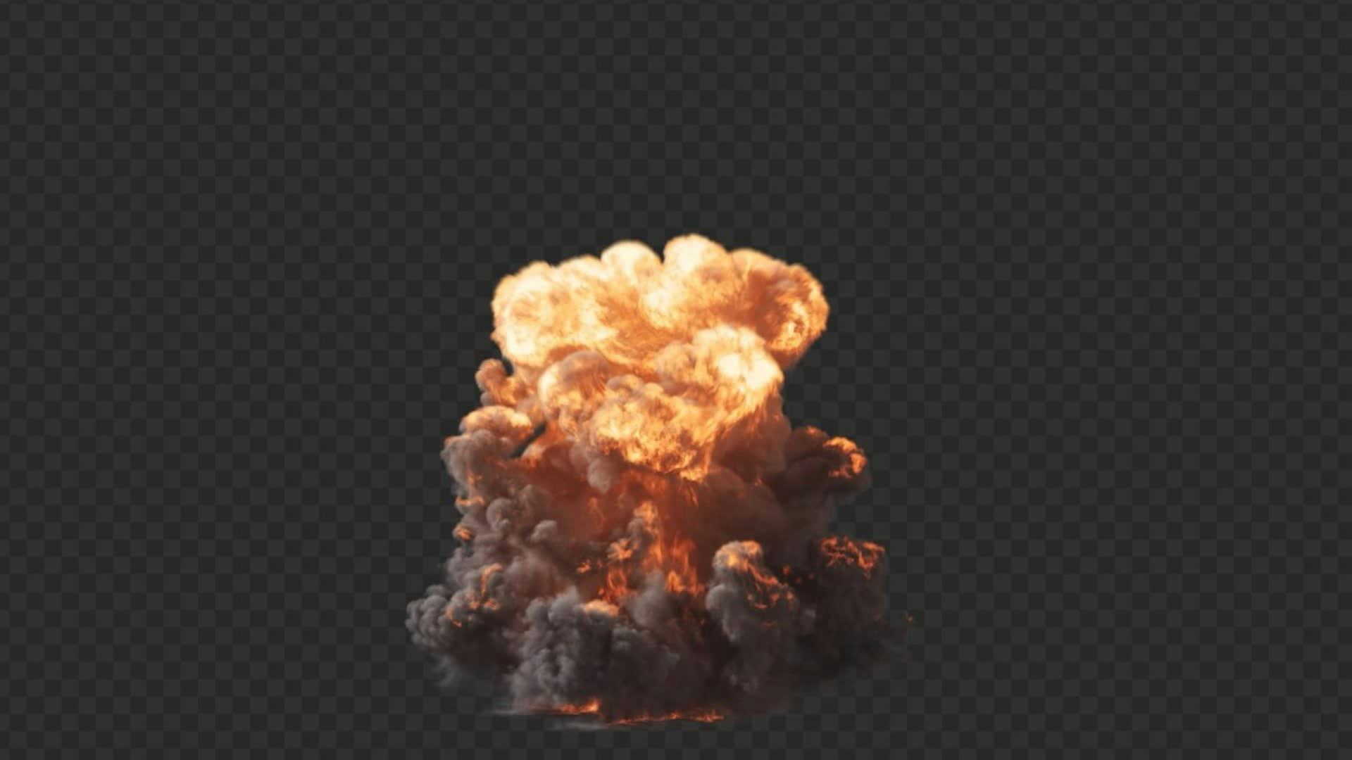 A Spectacular Explosion On Alpha • Free Motion Graphics Template • Uppbeat