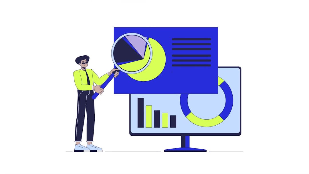 Data Analyst Skills Line Animation • Motion Graphics Template • Uppbeat