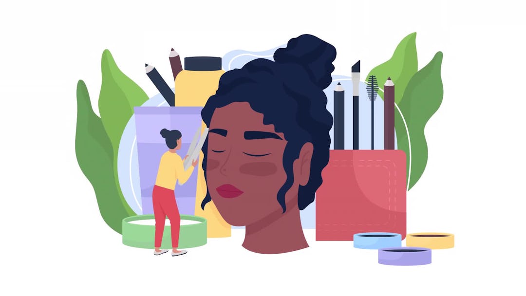 Animated Hair Service Characters • Motion Graphics Template • Uppbeat