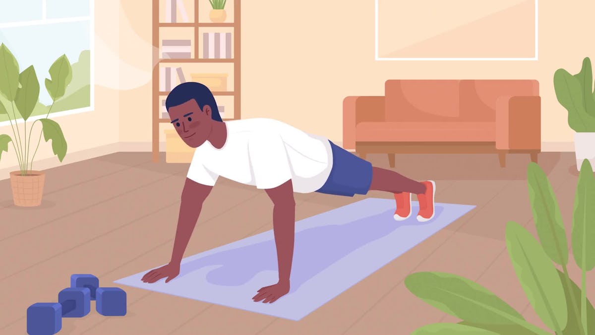 Animated At-Home Fitness • Motion Graphics Template • Uppbeat