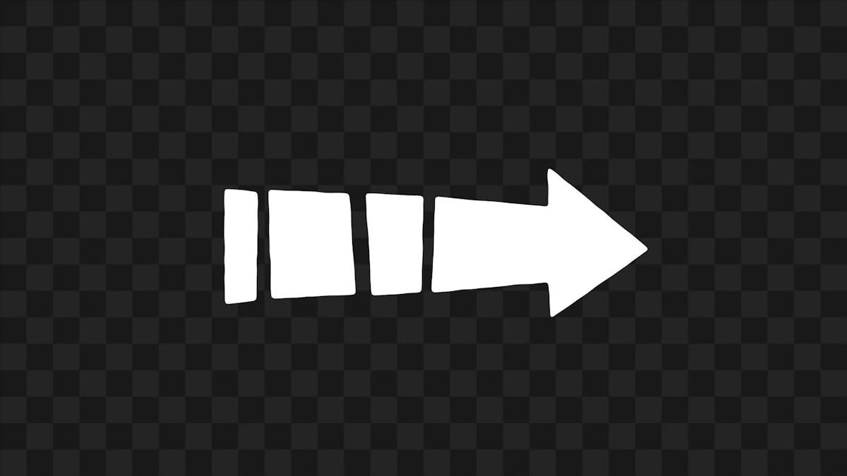 Animated Drawn Arrow • Motion Graphics Template • Uppbeat