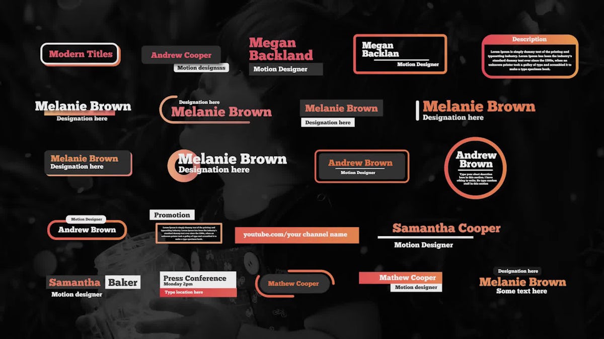 Free Lower Third Templates • Uppbeat