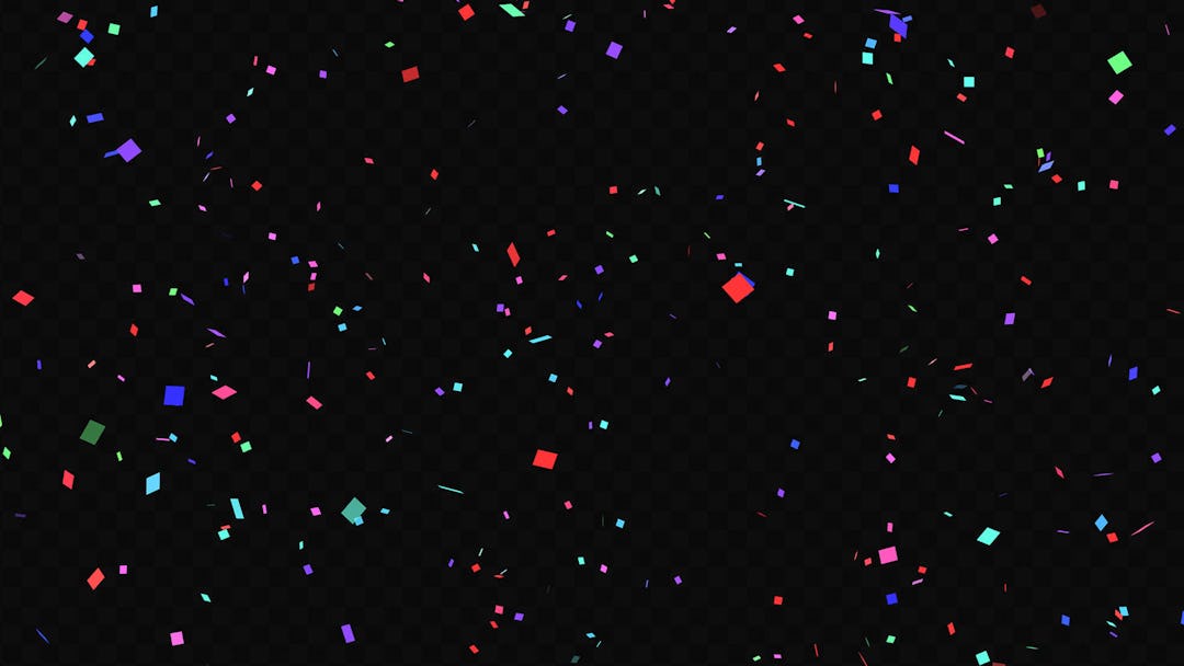 Celebration Confetti Gold • Motion Graphics Template • Uppbeat