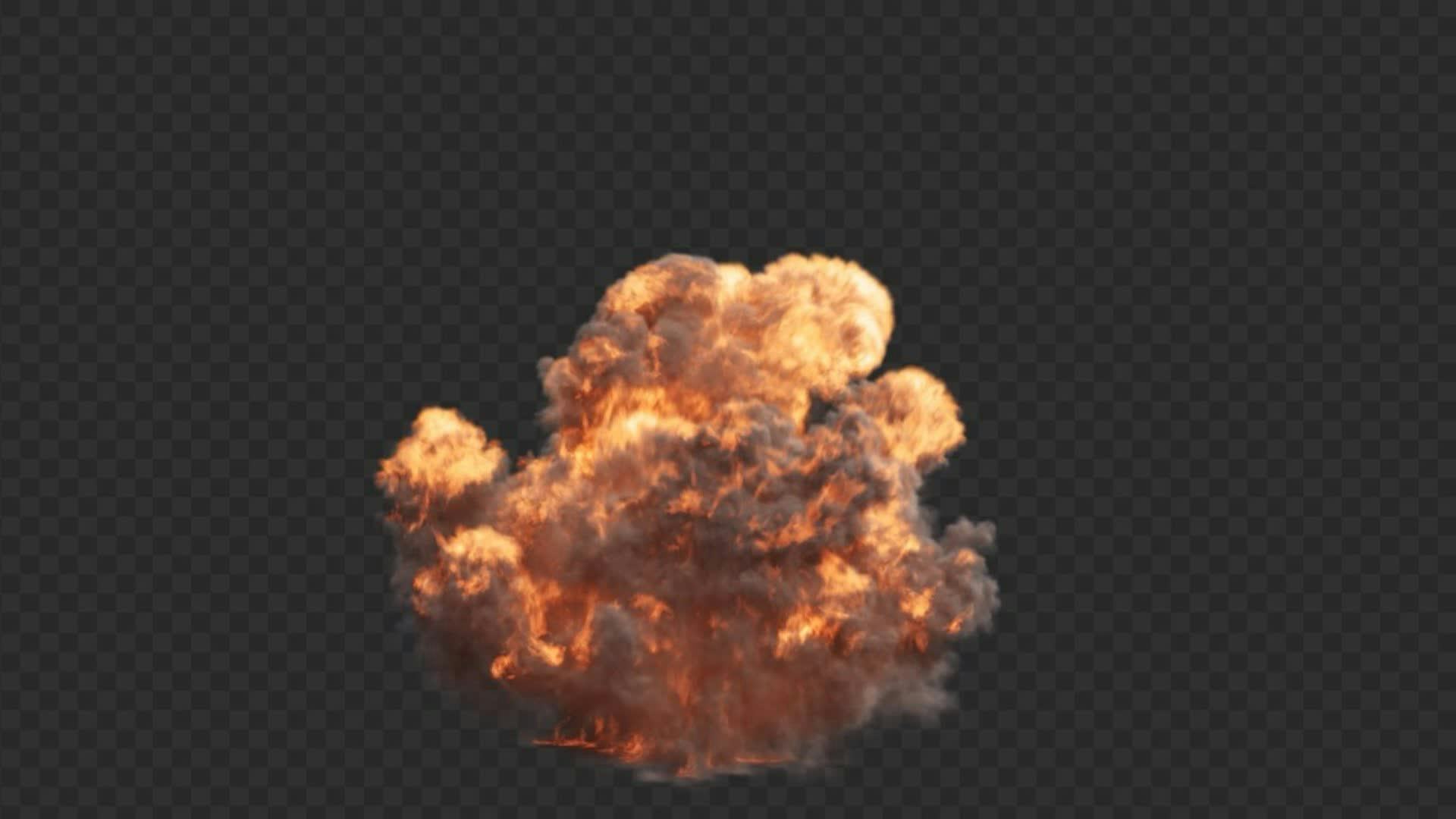 High-Impact Blast Side View on Alpha • Motion Graphics Template • Uppbeat