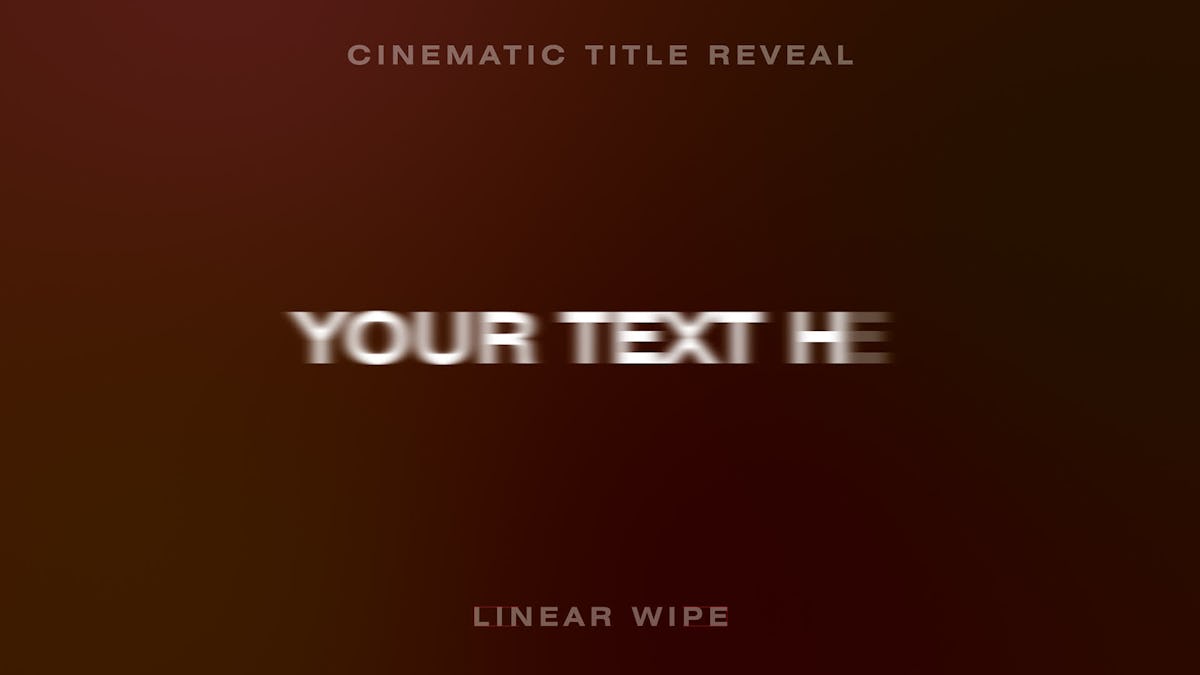 Free Animated Titles • Uppbeat