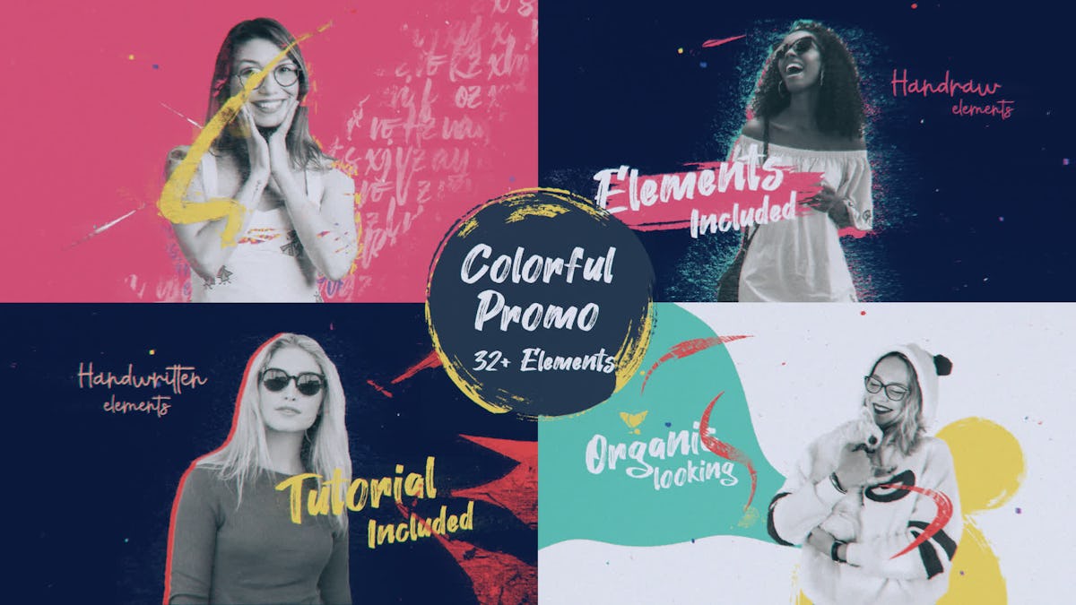 Paper Colorful Lower Thirds • Free After Effects Template • Uppbeat