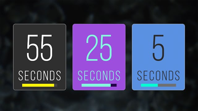 Golden 10 Seconds Countdown Timer • After Effects Template • Uppbeat