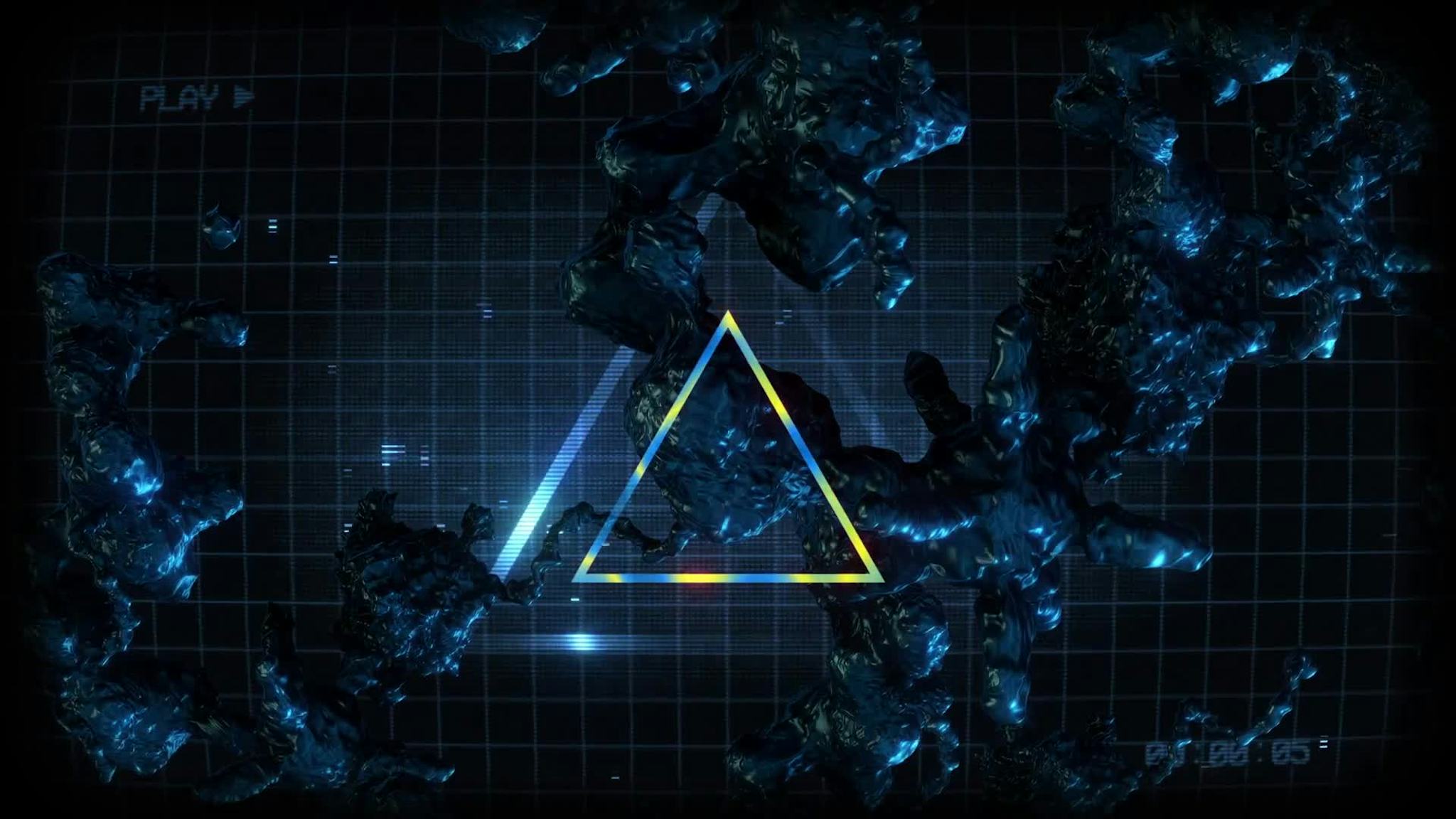 Digital Cellular Biology Glitch Screen • Motion Graphics Template • Uppbeat