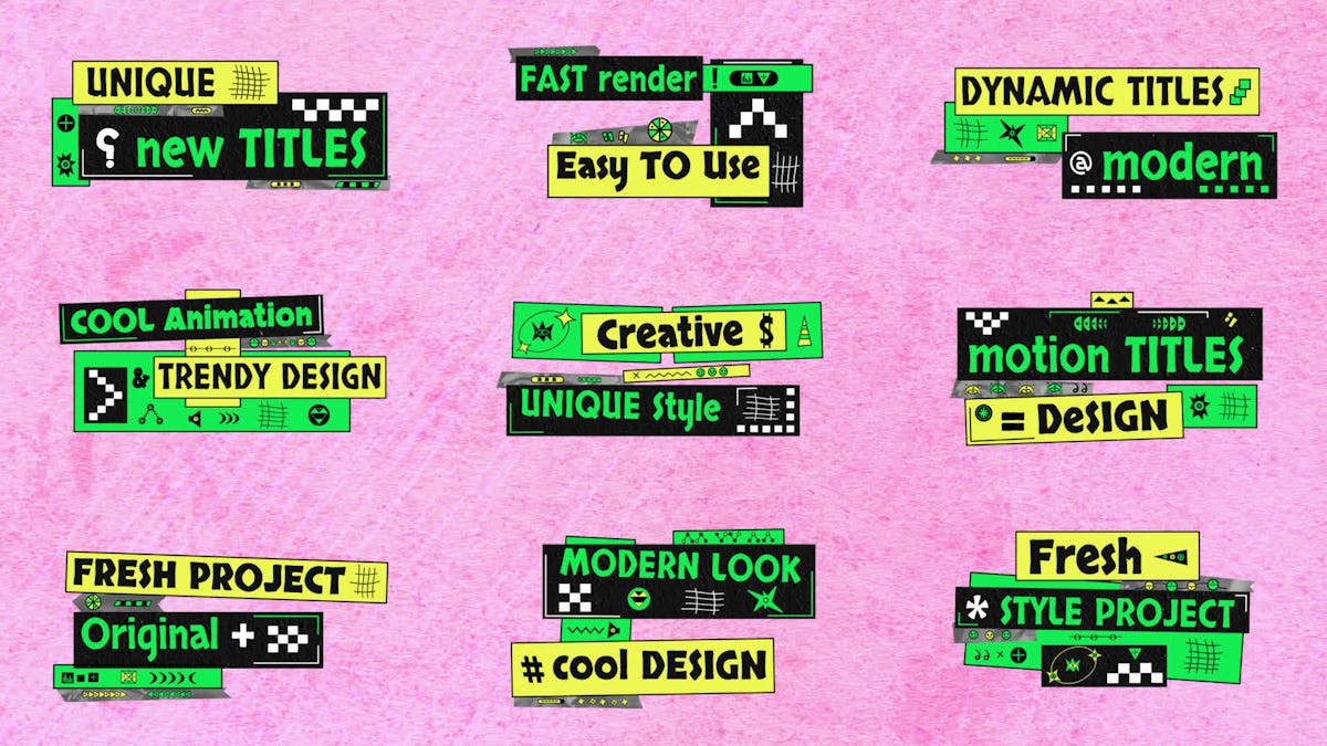 Slick Lower Thirds • Premiere Pro Template • Uppbeat