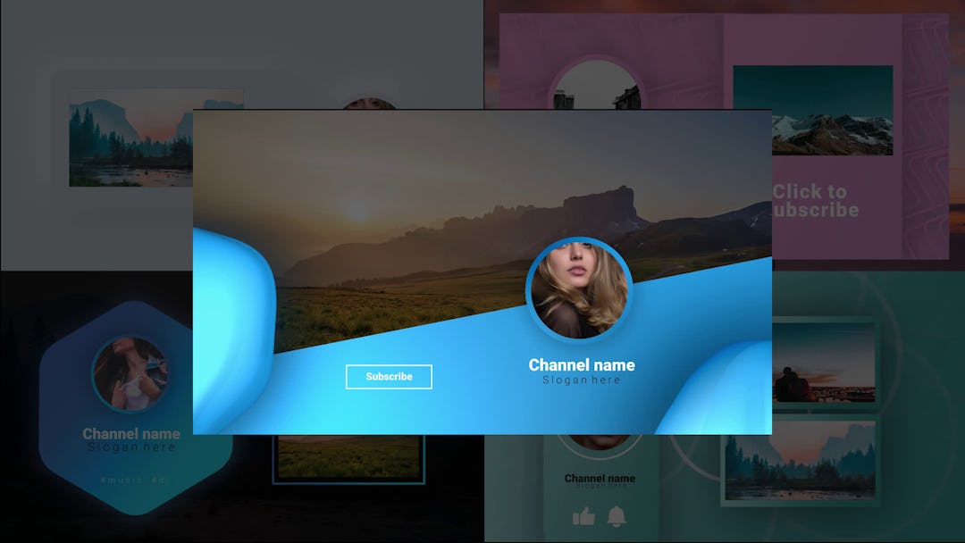 Youtube Outro Cards • DaVinci Resolve Template • Uppbeat