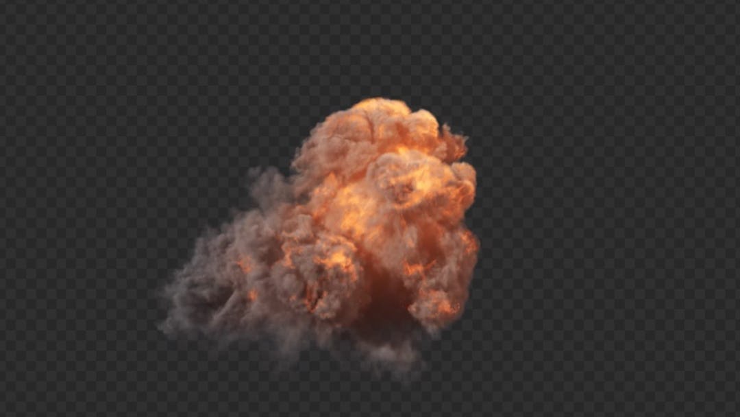 A Spectacular Explosion On Alpha • Free Motion Graphics Template • Uppbeat