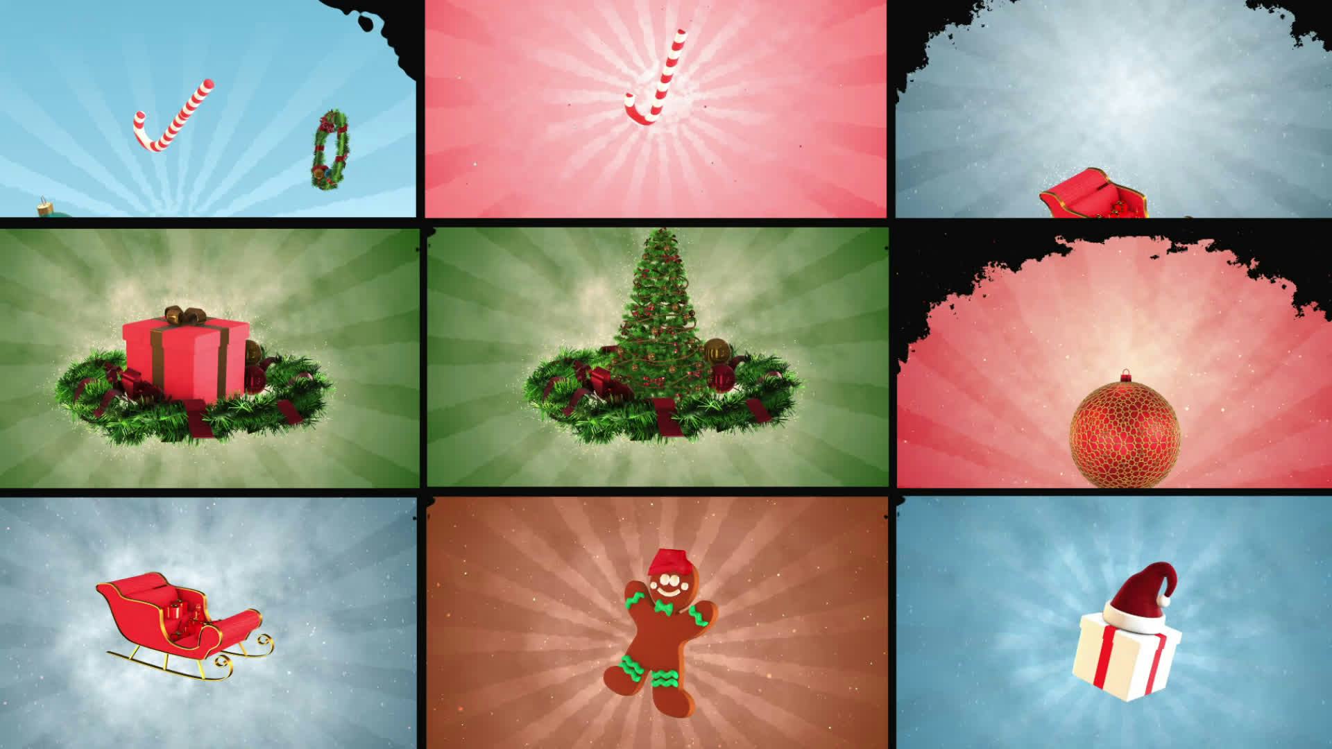 Christmas Elements Pack • Motion Graphics Template • Uppbeat