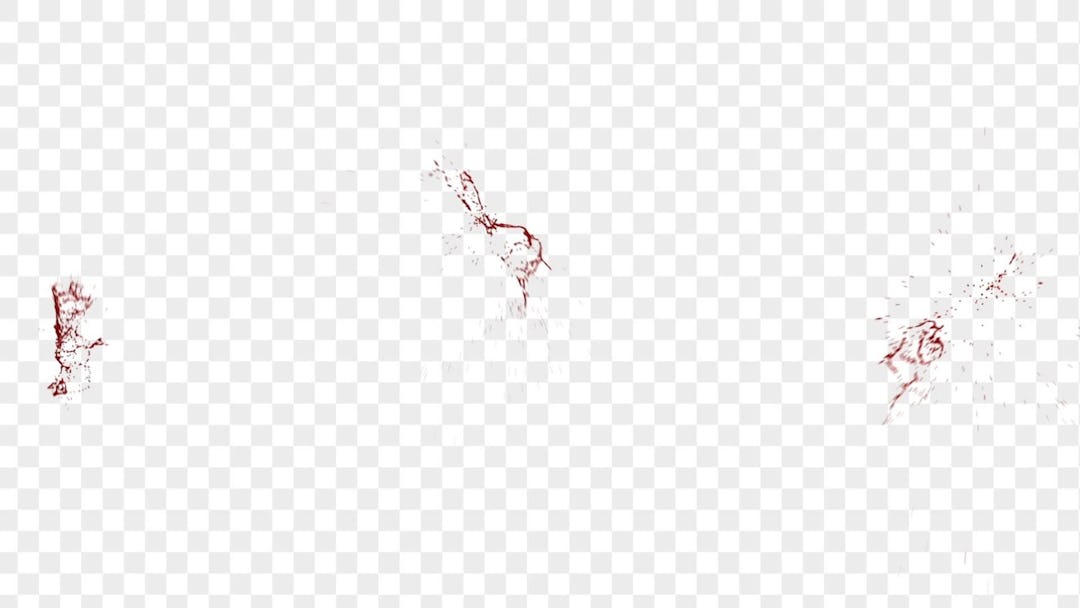 Gore Effect Blood Splatter Pack on Alpha • Motion Graphics Template ...