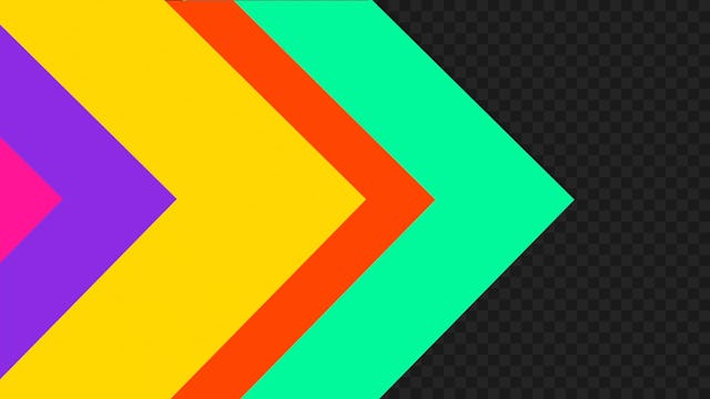 Geometric Triangle Transition • Motion Graphics Template • Uppbeat
