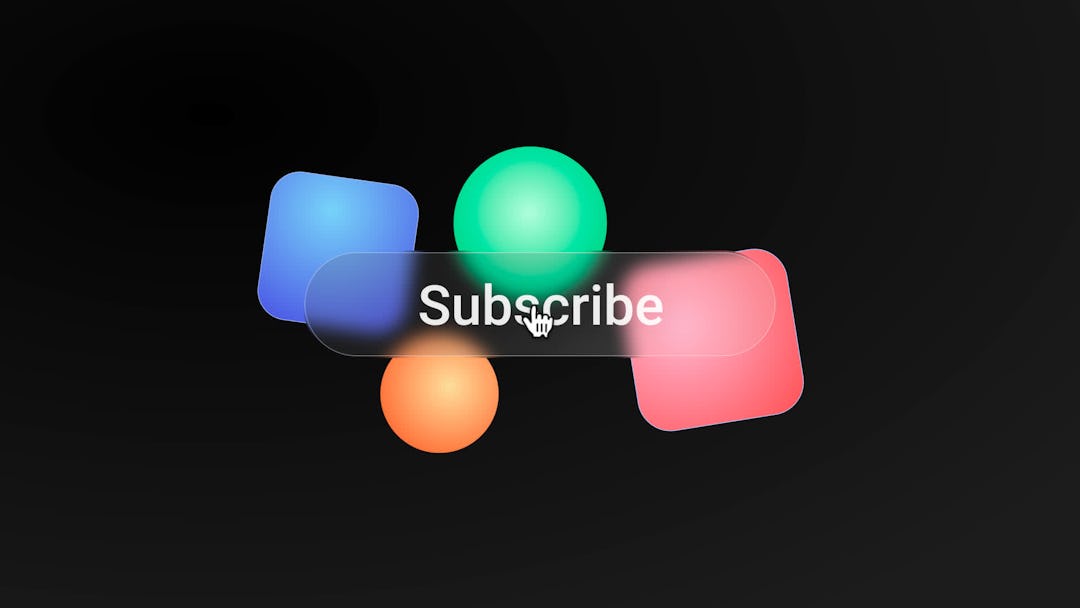 Modern Subscribe Button • Motion Graphics Template • Uppbeat