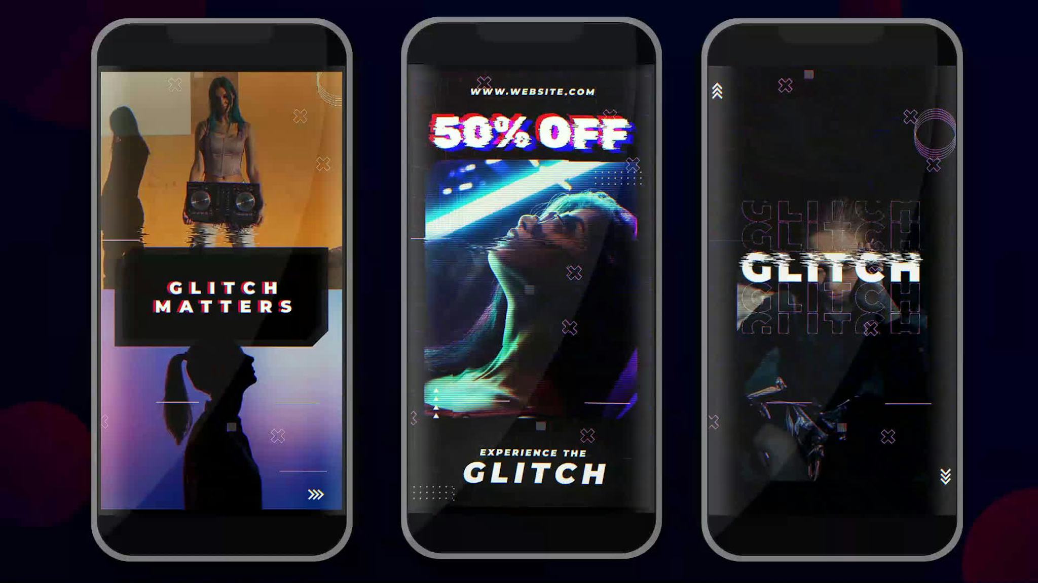 Glitch Transitions • After Effects Template • Uppbeat