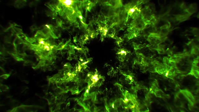 Green Magic Energy Spin Background • Motion Graphics Template • Uppbeat