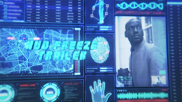 Glowing HUD Countdown Timer • Free After Effects Template • Uppbeat