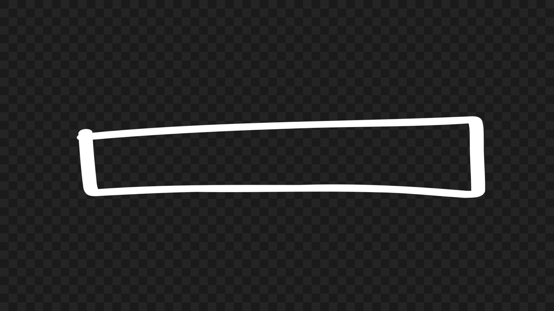 Hand Drawn Square Box Scribble Element • Motion Graphics Template • Uppbeat