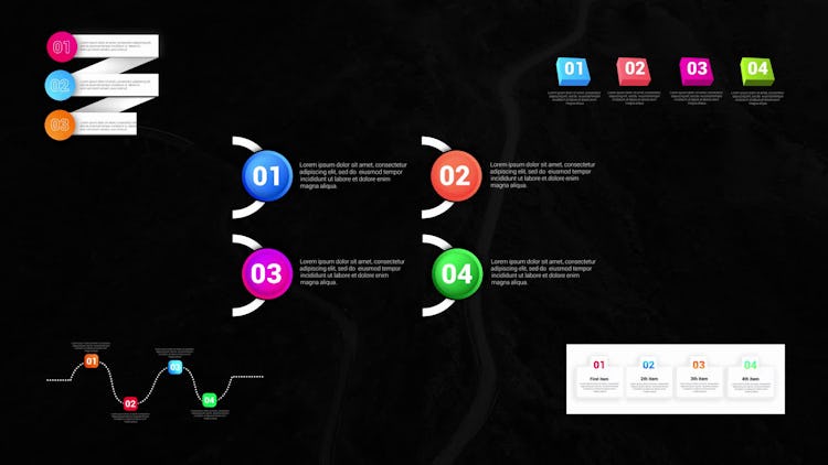 Infographic Animated Lists • DaVinci Resolve Template • Uppbeat
