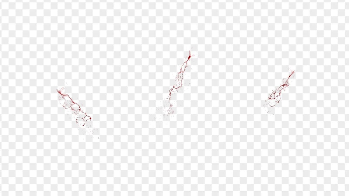 Dramatic Blood Splatter Overlay on Alpha • Motion Graphics Template ...
