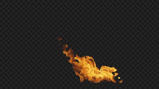 Intense Fireball Explosion VFX on Alpha • Motion Graphics Template ...