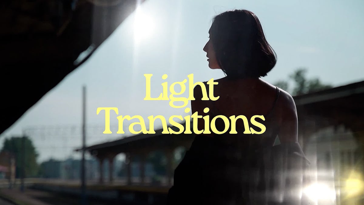 Light Transitions • Free Motion Graphics Template • Uppbeat