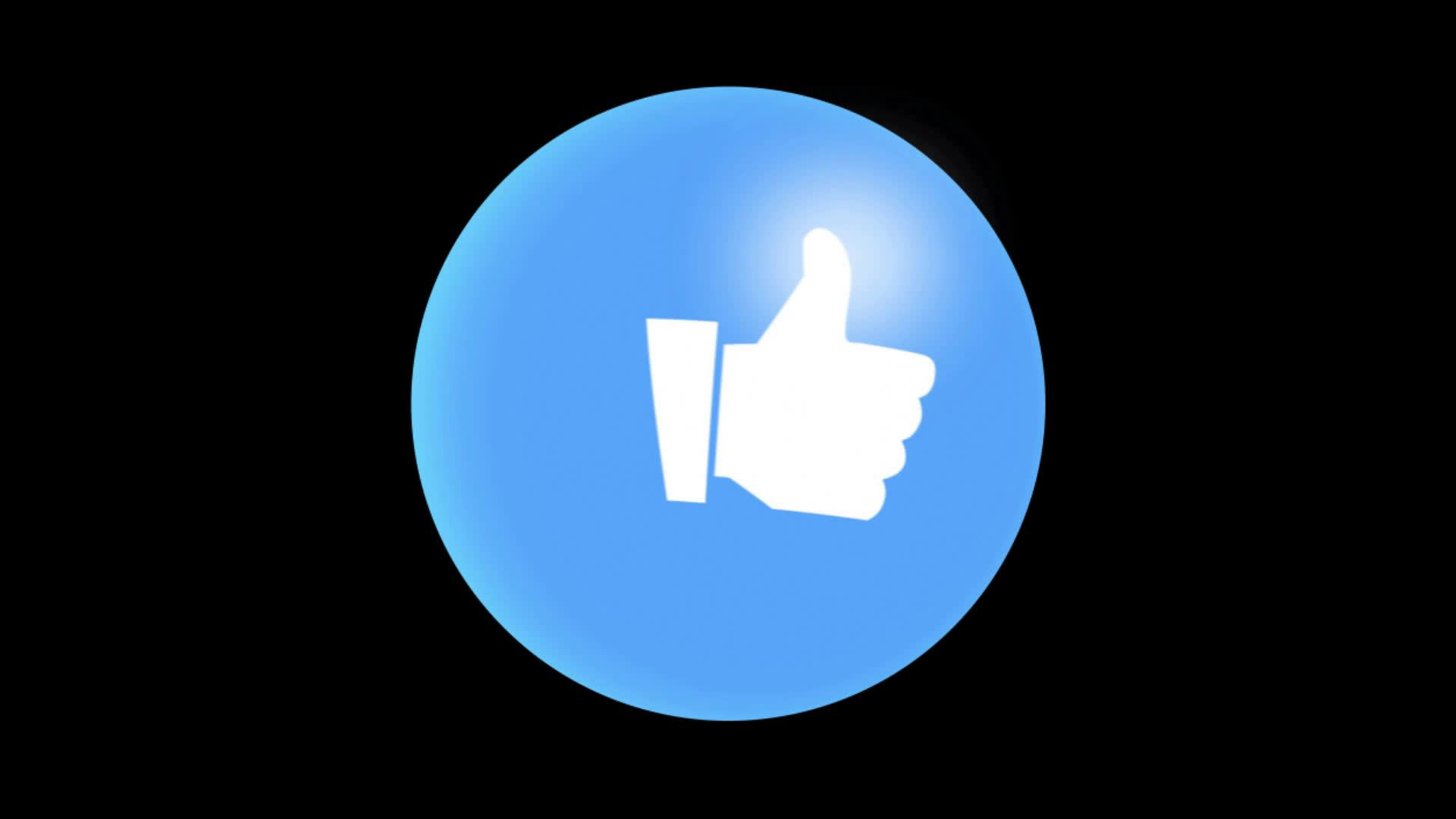 Like Emoji Particles Overlay - Bottom to Top • Motion Graphics Template ...