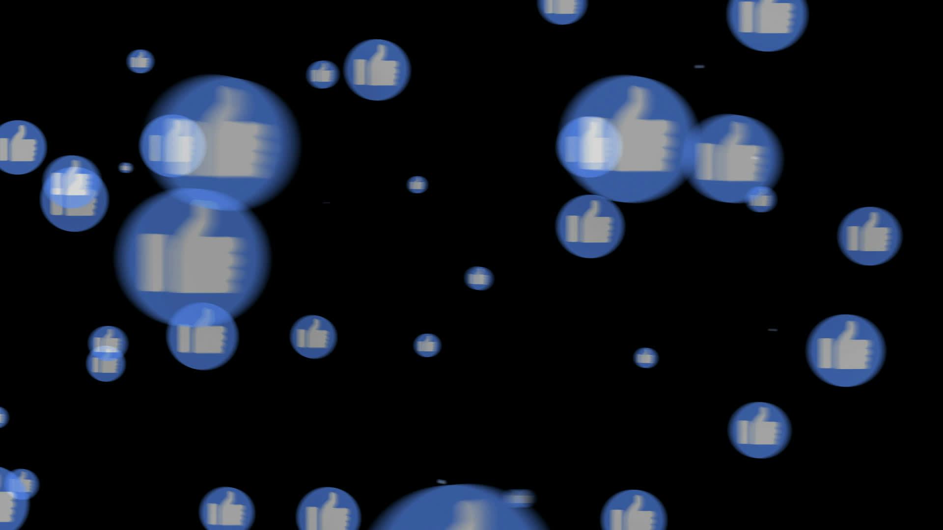 Like Emoji Particles Overlay - Bottom to Top • Motion Graphics Template ...