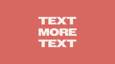 Sliding Text • Free Premiere Pro Template • Uppbeat