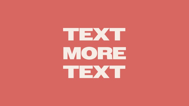 Sliding Text • Free Premiere Pro Template • Uppbeat