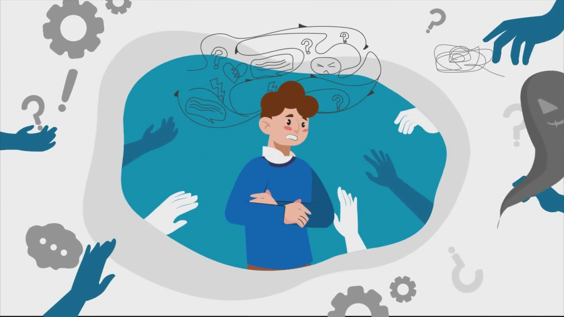 Anxious Girl Losing Her Investment • Free Motion Graphics Template ...