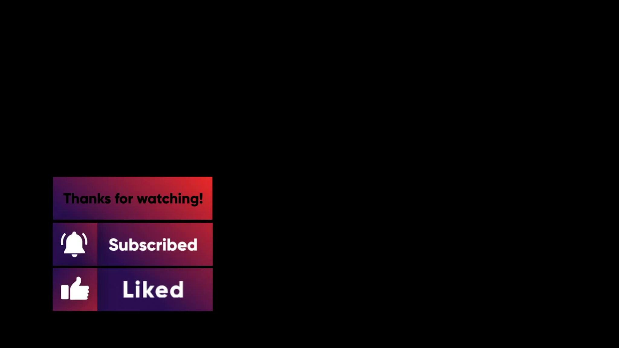 Modern Like and Subscribe Element • Motion Graphics Template • Uppbeat