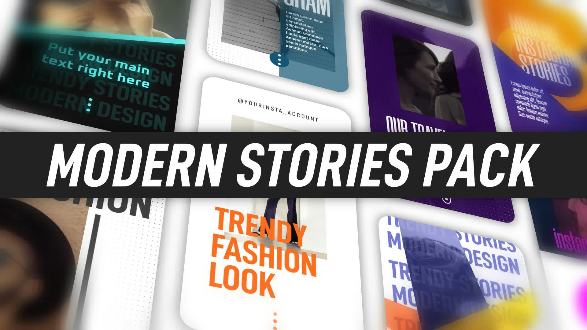 Trendy Stories Collection • Premiere Pro Template • Uppbeat