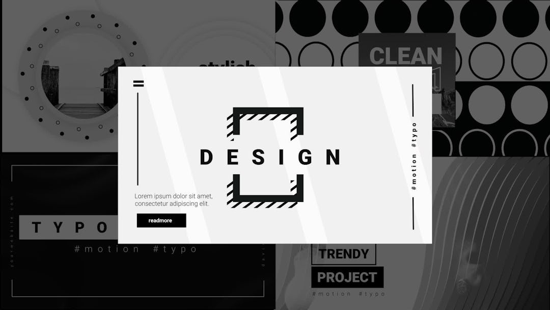 Monochrome Typography Pack • DaVinci Resolve Template • Uppbeat