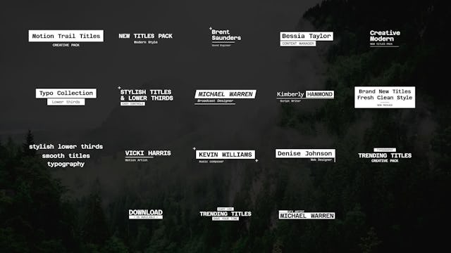 Free Text & Type Templates • Uppbeat