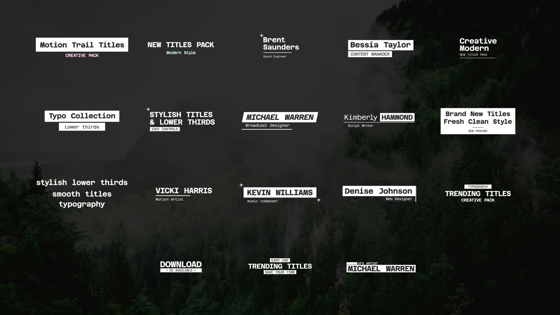 Free Lower Thirds Templates for Premiere Pro • Uppbeat