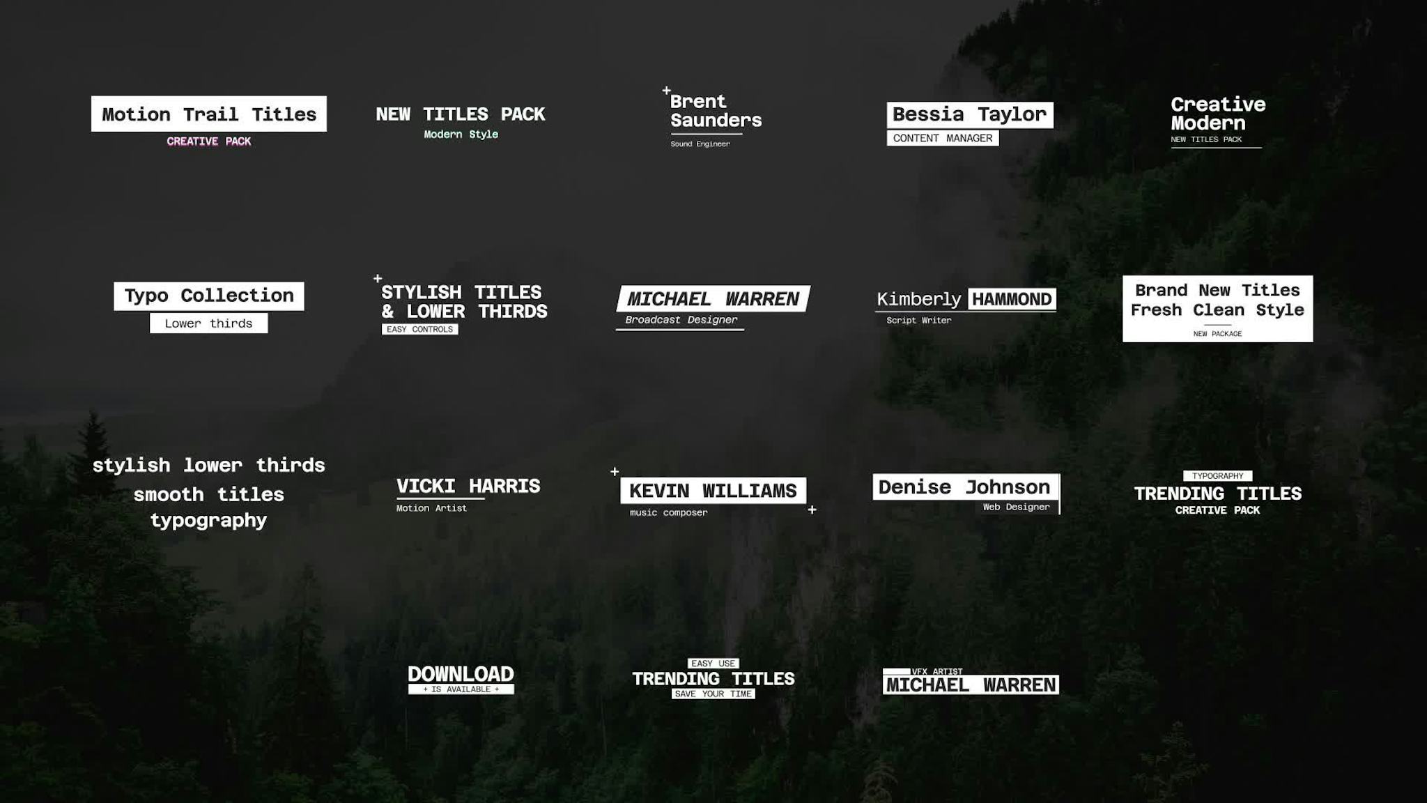 Free Glitch Animations • Uppbeat