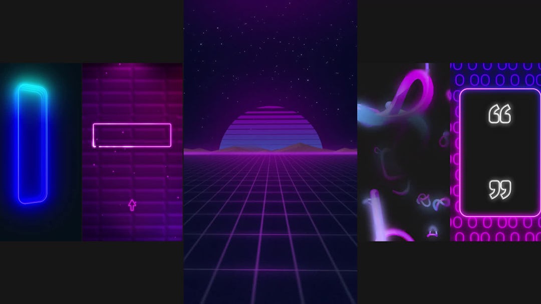 Pink Vertical Overlays Pack • Motion Graphics Template • Uppbeat