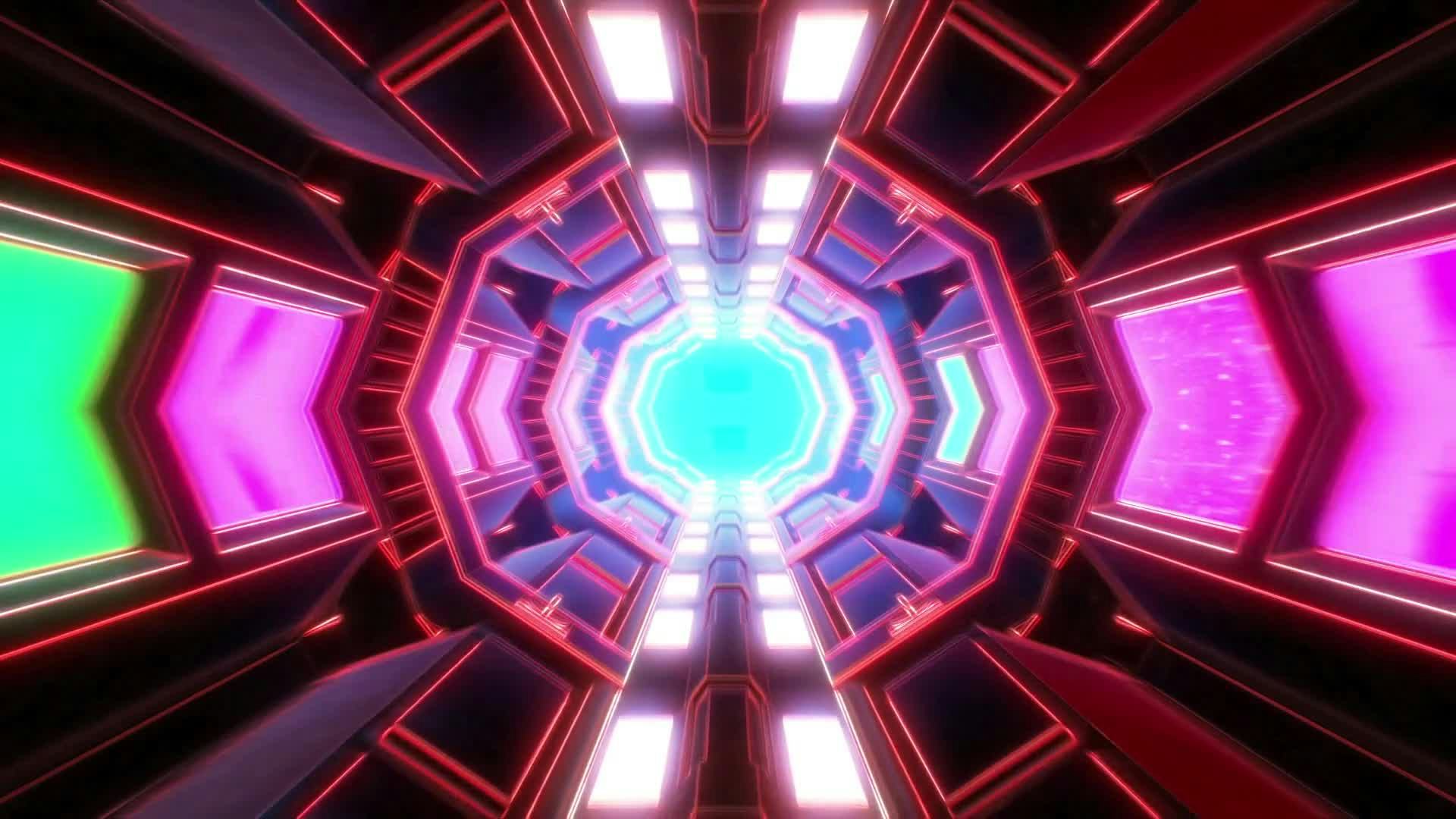 Neon Glitch Transitions • Free Motion Graphics Template • Uppbeat