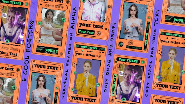 Vertical Transitions - Pack 2 • Motion Graphics Template • Uppbeat