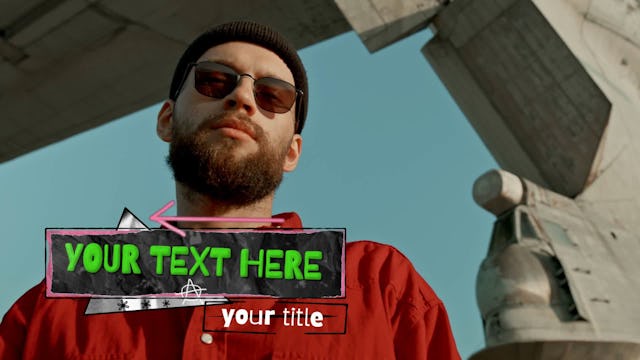 Pack Of Glow Lower Thirds On Alpha • Motion Graphics Template • Uppbeat