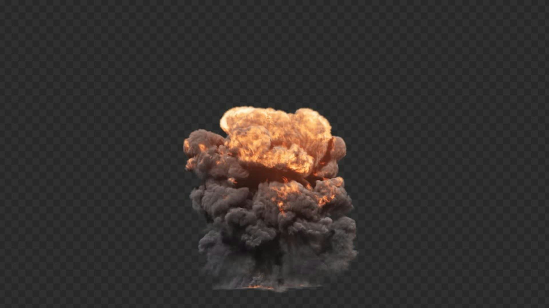 High-Impact Blast Side View on Alpha • Motion Graphics Template • Uppbeat